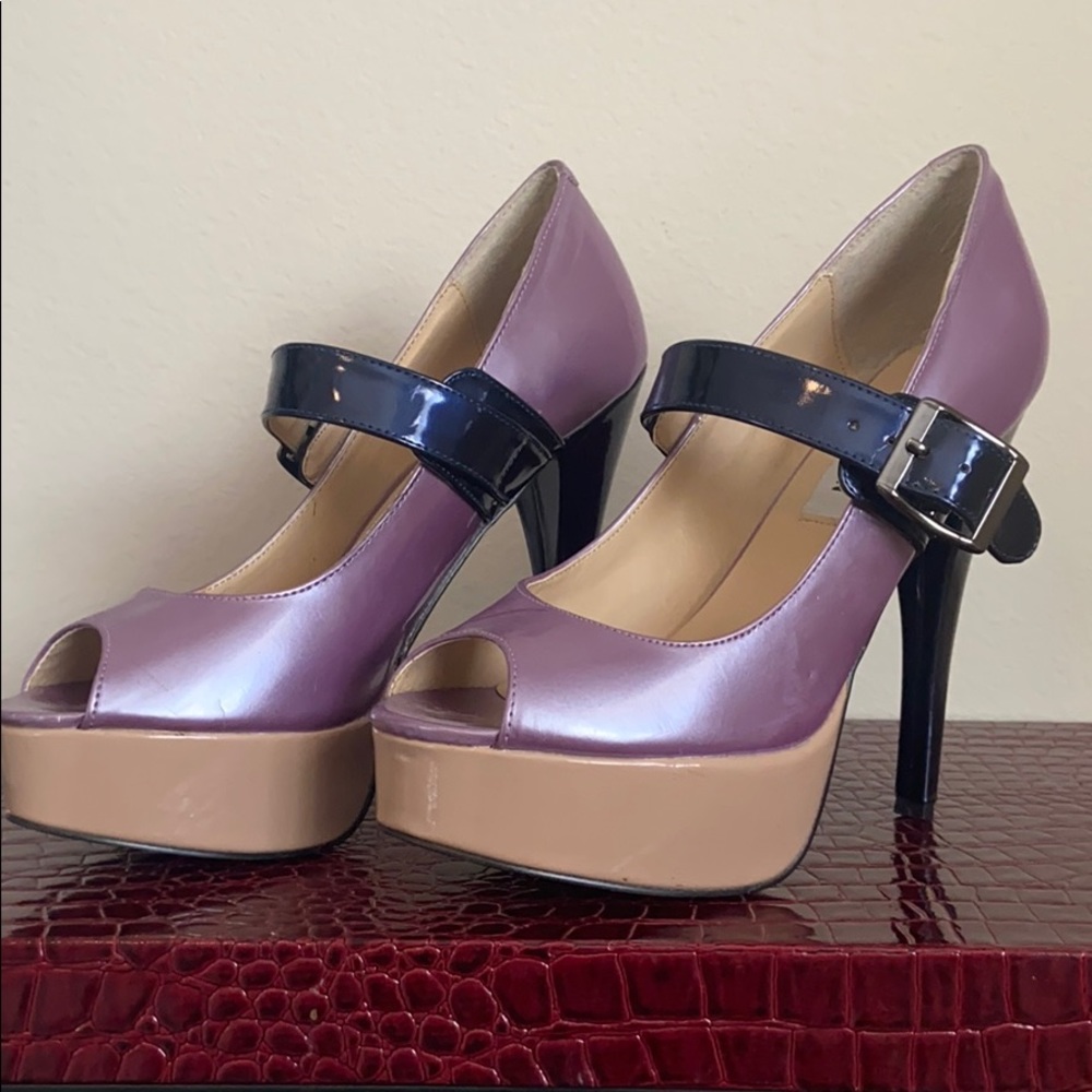 Steve Madden Loraa Peep Toe Mary Jane - Gem
